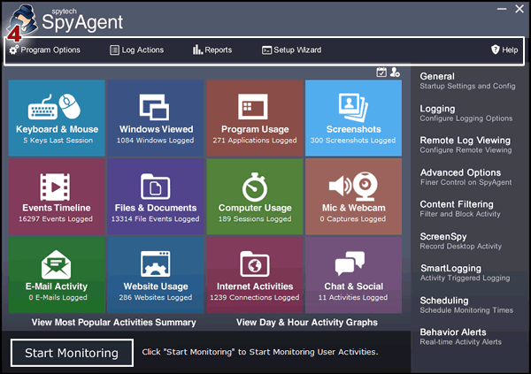 SpyAgent Help Documentation